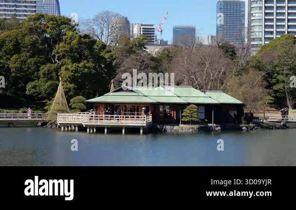 Hama-rikyu Gardens, Japan Tokyo 2025 Stock Video Footage - Alamy