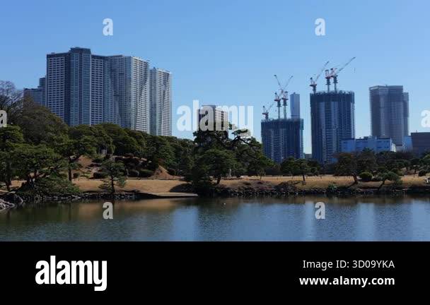 Hama-rikyu Gardens, Japan Tokyo 2025 Stock Video Footage - Alamy