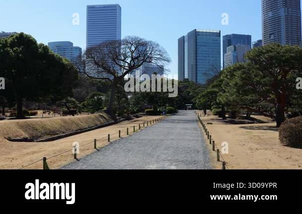 Hama-rikyu Gardens, Japan Tokyo 2025 Stock Video Footage - Alamy