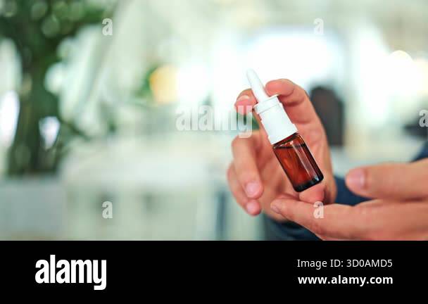 Nasal spray medication bottle Stock Videos & Footage - HD and 4K Video ...