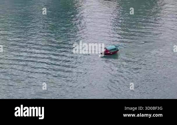 Traditional Sampan Boat Floating in Hong Kong Waters, Sept 28 2025 ...