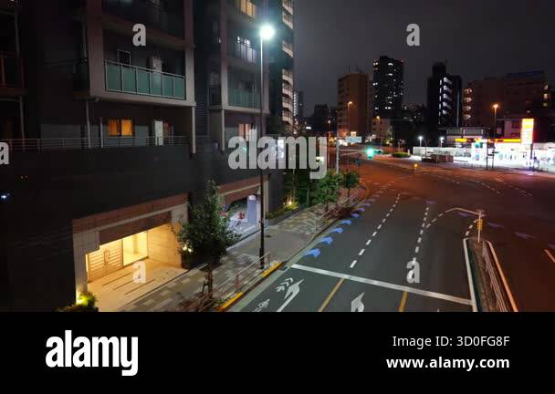 Shirokane Takanawa, Japan Tokyo Night View 2025 Stock Video Footage - Alamy