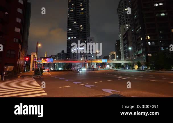 Shirokane Takanawa, Japan Tokyo Night View 2025 Stock Video Footage - Alamy