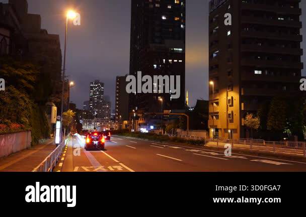 Shirokane Takanawa, Japan Tokyo Night View 2025 Stock Video Footage - Alamy