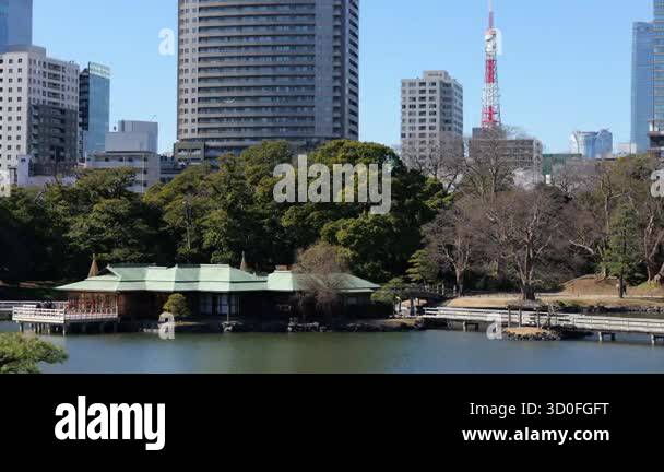 Hama-rikyu Gardens, Japan Tokyo 2025 Stock Video Footage - Alamy