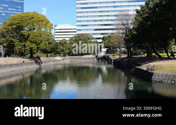 Hama-rikyu Gardens, Japan Tokyo 2025 Stock Video Footage - Alamy