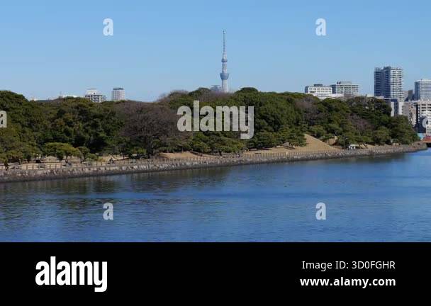 Hama-rikyu Gardens, Japan Tokyo 2025 Stock Video Footage - Alamy