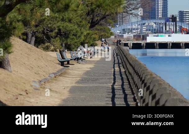 Hama-rikyu Gardens, Japan Tokyo 2025 Stock Video Footage - Alamy