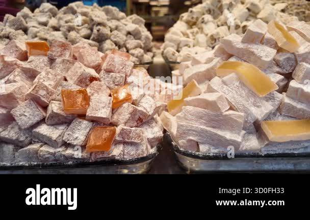 Various turkish delights sweets Stock Videos & Footage - HD and 4K ...