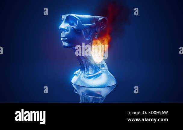 Conceptual 3D Animation of Neck Strain, Muscle Pain and Inflammation ...