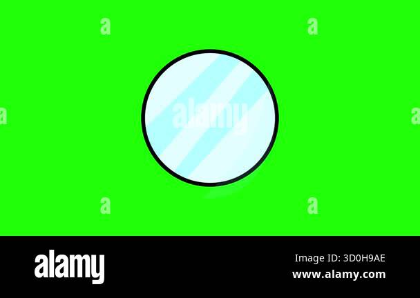 2d wall mirror, animated round oval rectangular mirror sparkling 2d ...