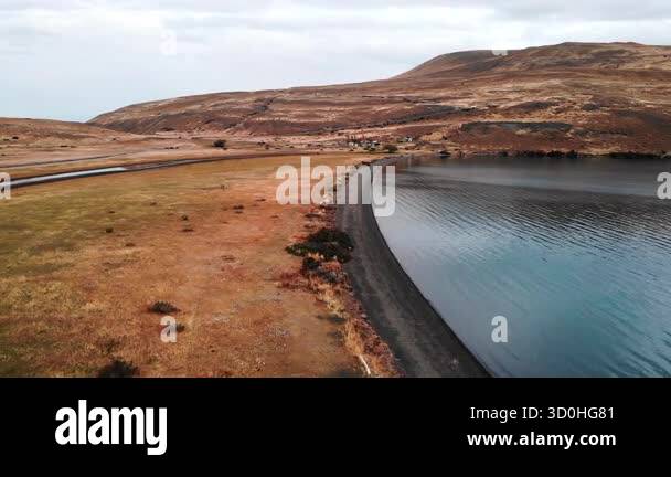 Dramatic aerial view remote road Stock Videos & Footage - HD and 4K ...