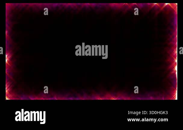 Dynamic abstract glowing frame digital rendering with subtle animated ...