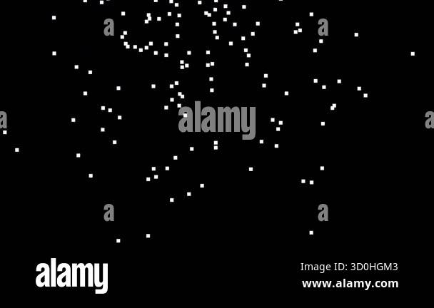 Abstract geometric shapes and lines animation with dynamic color ...