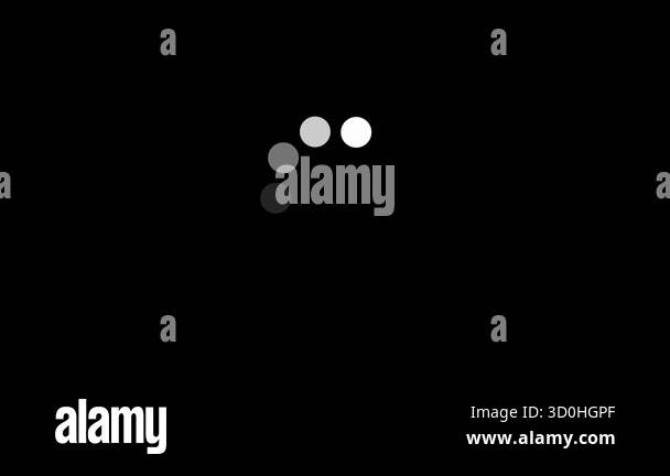 Animated loading circle graphic with spinning progress indicator on a ...