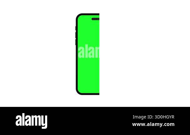 Modern smartphone screen transition green Stock Videos & Footage - HD ...