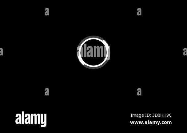 Smooth circular loading animation with a subtle pulsating effect for ...