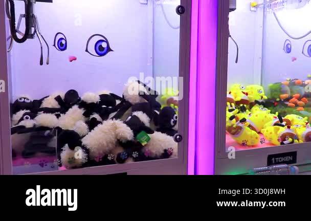 Kathu Phuket Thailand 10. June 2018 Colorfully illuminated arcade with ...