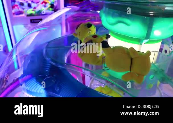 Kathu Phuket Thailand 10. June 2018 Colorfully illuminated arcade with ...