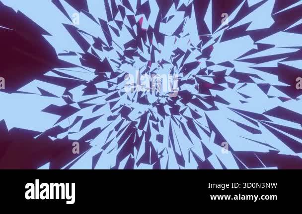 Background Blue and purple light shards swirl in a vortex creating a ...