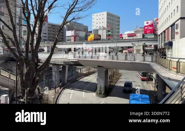 Tachikawa, Japan Tokyo Landscape March 2025 Stock Video Footage - Alamy