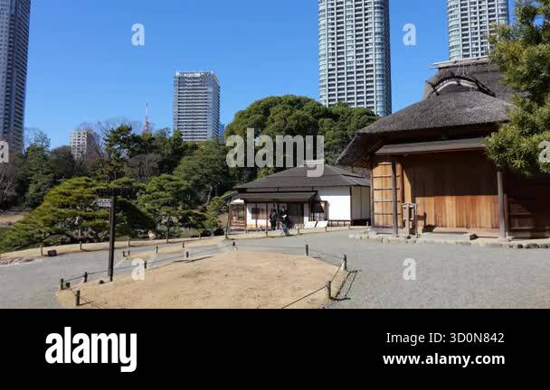 Hama-rikyu Gardens, Japan Tokyo 2025 Stock Video Footage - Alamy