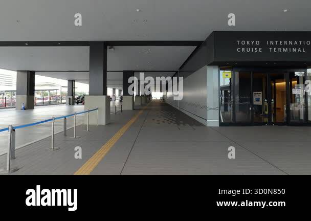 Tokyo International Cruise Terminal January 2025 Stock Video Footage ...