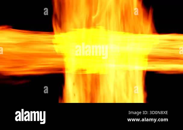 Abstract background with burning fire. Fire lines. Fire burn animation ...