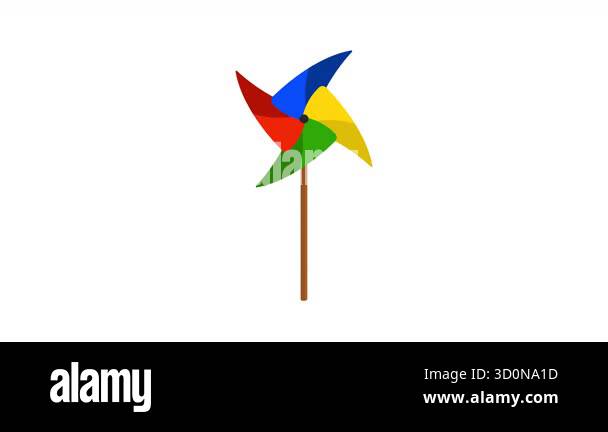 Pinwheel isolated movement Stock Videos & Footage - HD and 4K Video ...