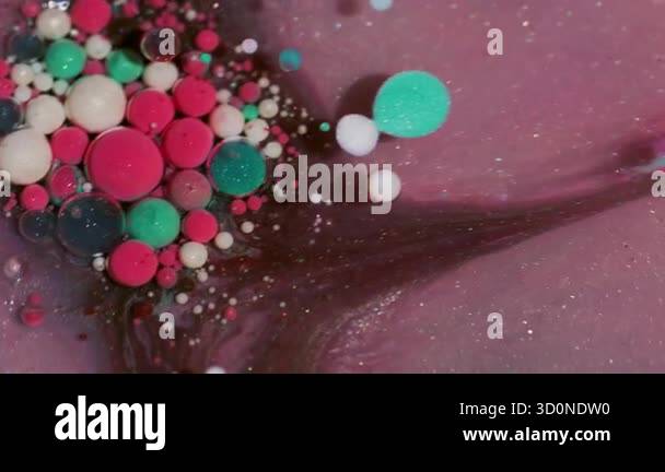 Fizzy liquid paint fluid defocused Stock Videos & Footage - HD and 4K ...