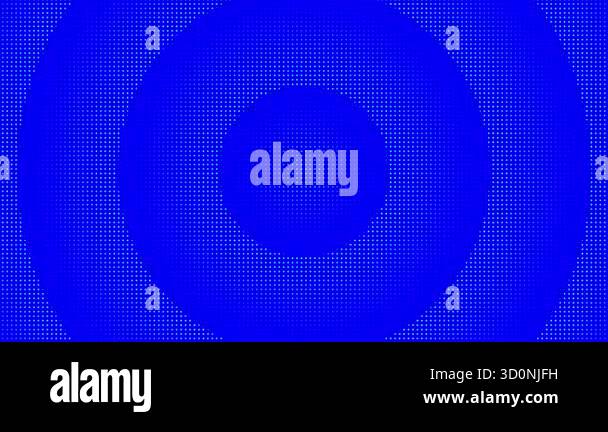 Blue Circular Radio Diminishing Wave Radar Signal Motion Graphic with ...