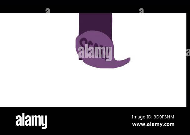 Animated word Scary in creepy cartoon style. Great for horror scenes ...