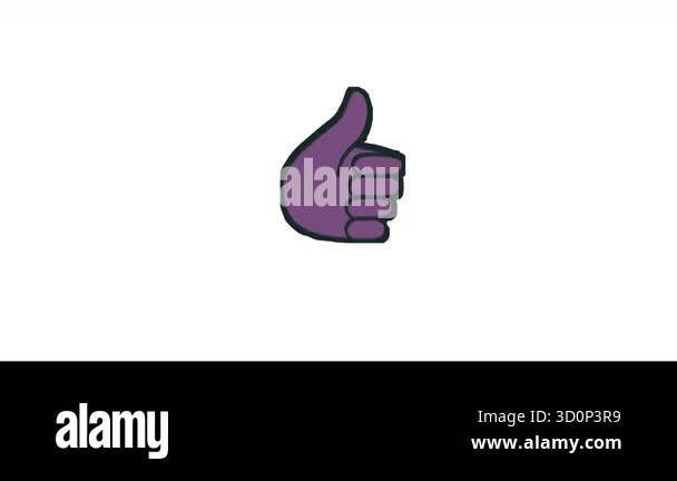 Fun Halloween thumbs-up icon in hand-drawn style. Alpha channel ...