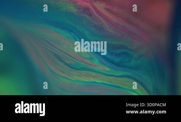 Blur color water. Paint flow. Defocused yellow blue pink chemical ...