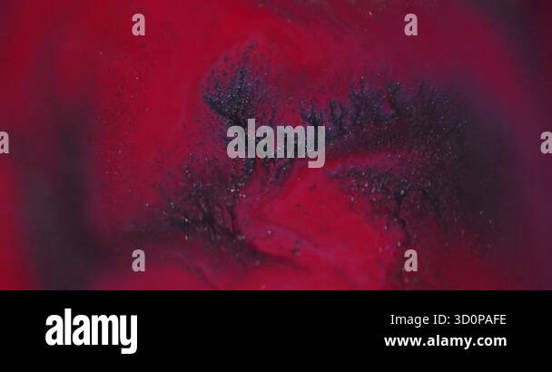 Shiny fluid. Bokeh art. Blur red purple color ink glitter texture ...