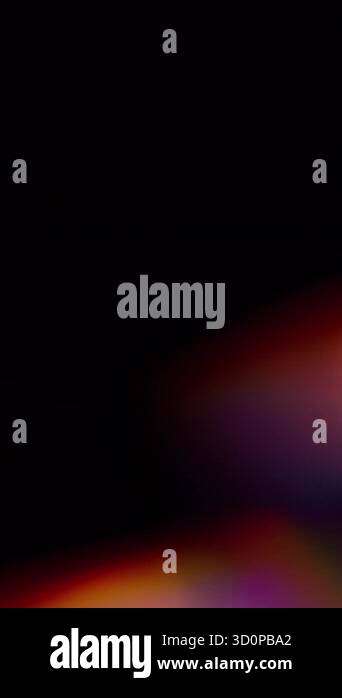 Vertical video. Radiant color. Blur art light. Defocused blue yellow ...