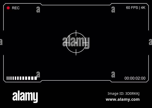 Digital recording screen frame hud Stock Videos & Footage - HD and 4K ...