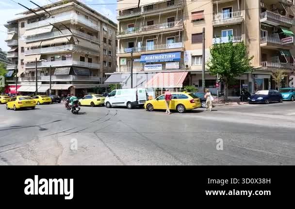 Traffic pedestrians bustling city junction Stock Videos & Footage - HD ...