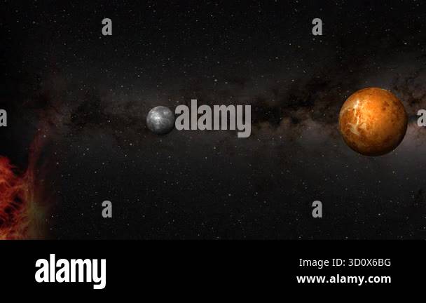 Animated solar system in space Stock Videos & Footage - HD and 4K Video ...