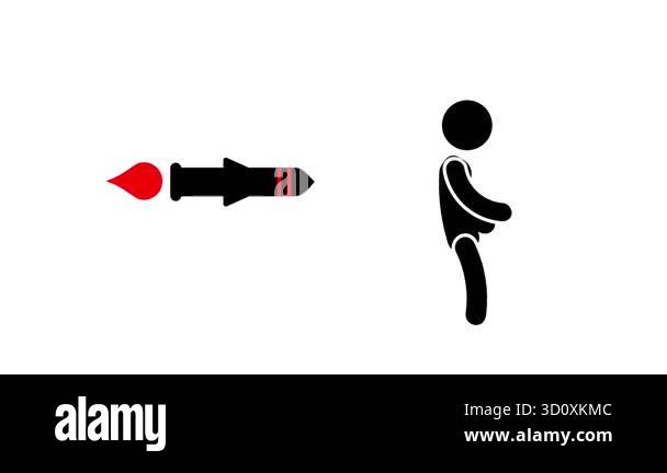 A person stands facing a single rocket ready to launch, symbolizing the ...