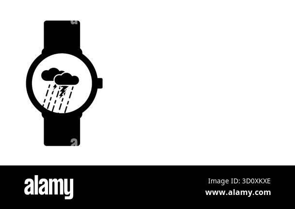 Weather forecast smartwatch function Stock Videos & Footage - HD and 4K Video Clips - Alamy