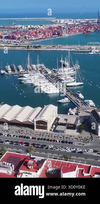 Marina Of Valencia At Valencia In Valence Community Spain. Stunning ...