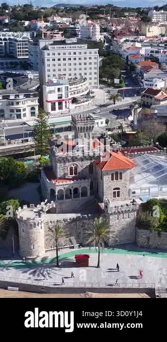 Fort Of The Cross At Cascais In District Of Lisbon Portugal. Coastal ...