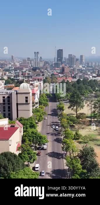 Pretoria Skyline At Pretoria In Gauteng South Africa. High Rise ...