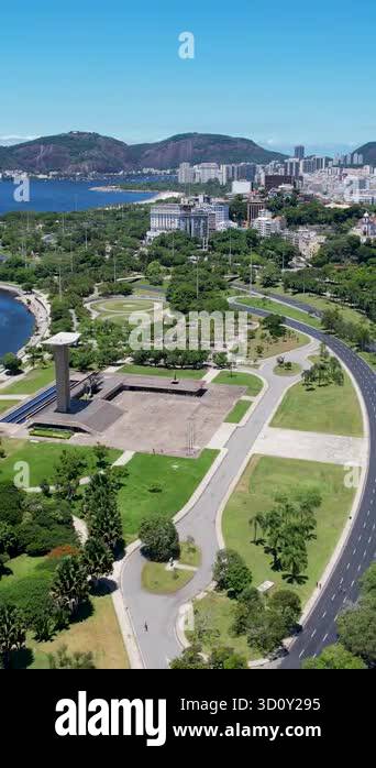 Rio de Janeiro Brazil. Panoramic view of downtown Rio de Janeiro Brazil ...