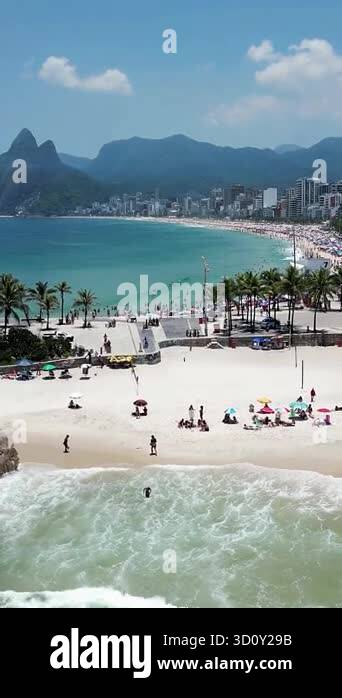 Arpoador Beach At Downtown Rio De Janeiro In Rio De Janeiro Brazil ...