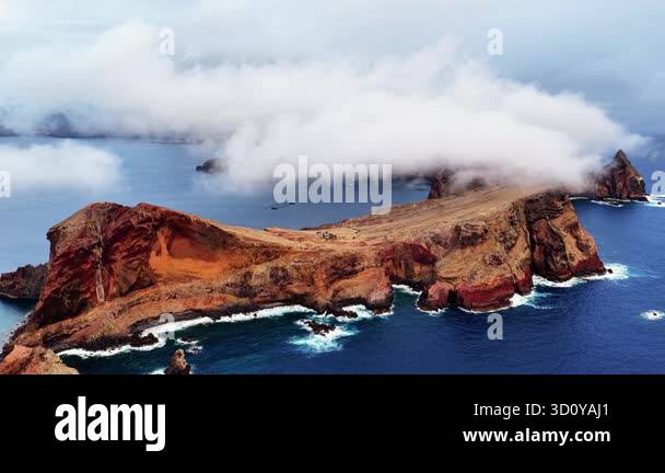 Experience the stunning aerial vistas of Madeira in Portugal. This ...