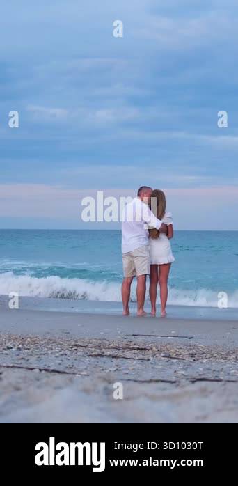 Man woman stand on beach Stock Videos & Footage - HD and 4K Video Clips ...