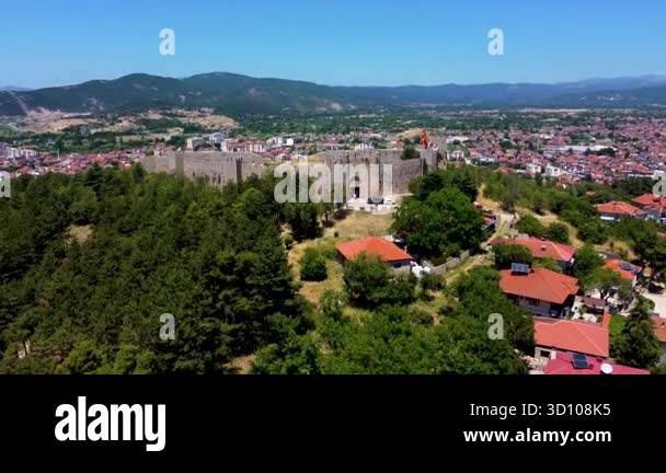 Tsar Samuel's Fortress, Ohrid, Macedonia Stock Video Footage - Alamy