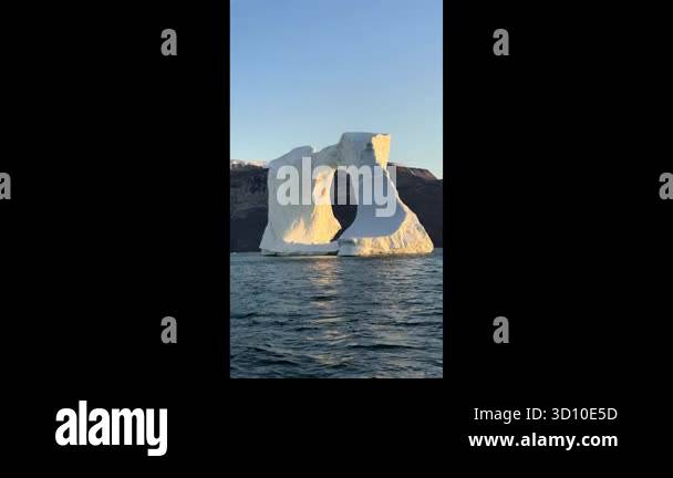 Nature is the best sculptor. Greenland, in Baffin Bay with ice floes ...